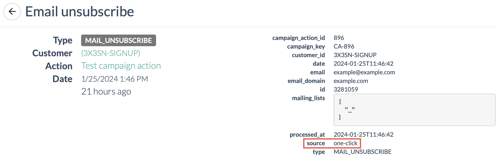 Email preferences management